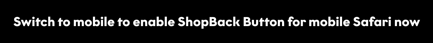 ShopBack Button mobile Safari Extension Tutorial